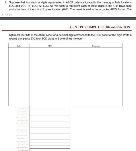 4 Suppose That Four Decimal Digits Represented In