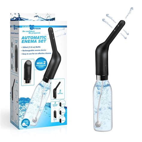Cleanstream Automatic Enema Set 350ml Capacity Sex Toys Erotica
