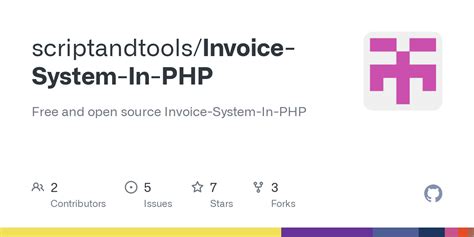 GitHub Scriptandtools Invoice System In PHP Free And Open Source Invoice System In PHP