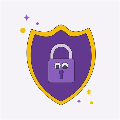Premium Vector Internet Security Concept For Web Page Cyber Security Big Shield With Padlock