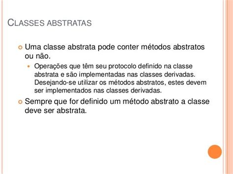Aula Classes Abstratas 3º Periodo Uniao