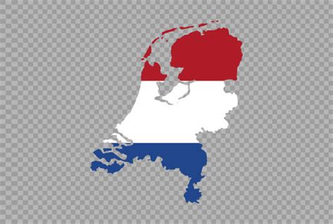 Netherlands Flag Map Map Showing The Flags Of All The Municipalities