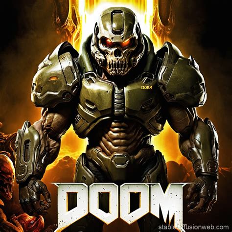 Doom 3 Scene Stable Diffusion Online