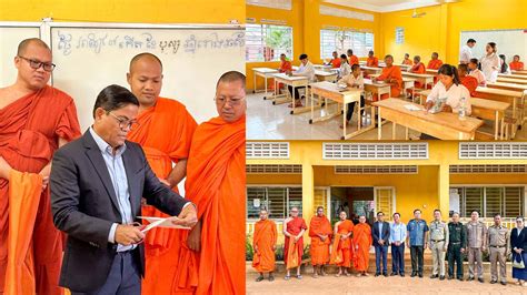 ឯកឧត្តមញ៉ែម សំអឿន អញ្ជើញបើកវិញ្ញាសាប្រឡងវិញ្ញាបនបត្រធម្មវិន័យថ្នាក់ ត្រី ទោ ឯក