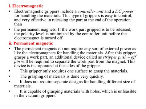 Components Of Industrial Robotics Types Of Arms And End Effectors
