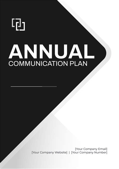 Annual Communication Plan Template Pl