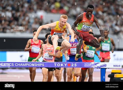 Frederik Ruppert Germany During The 3000 Metres Steeplechase Final