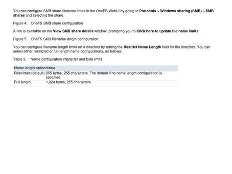 Smb Shares Powerscale Onefs Long Filename Support Dell