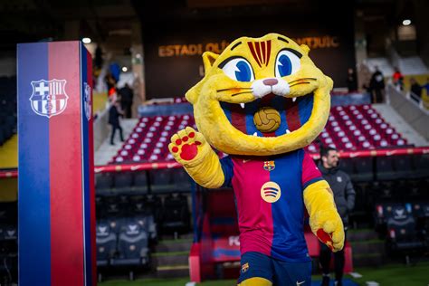 Mascot Cat Fc Barcelonas Star Signing