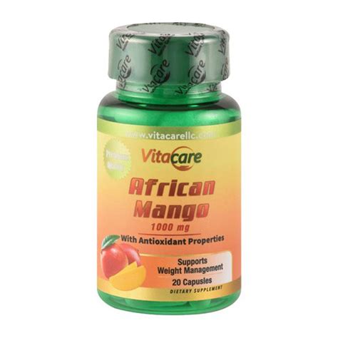 Vitacare 1000mg African Mango Weight Management Support Supplement Wit
