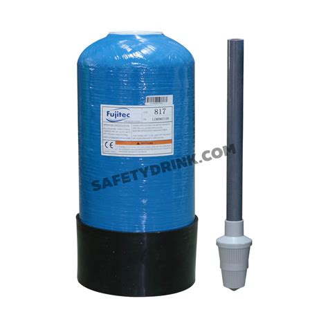 ถังกรองน้ำไฟเบอร์ ขนาด 8 X 17 2 5 Fujitec Blue ศูนย์รวมเครื่องกรองน้ำ ไส้กรอง สารกรอง