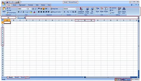 Cara Mengenal Interface Tampilan Microsoft Excel Bagi Pemula ~ Sekitar Computer