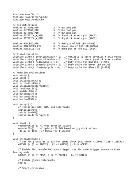 Arduino Color Pdf