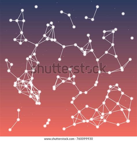 Vector Illustration Abstract Plexus Structure Forming Stock Vector Royalty Free 760099930