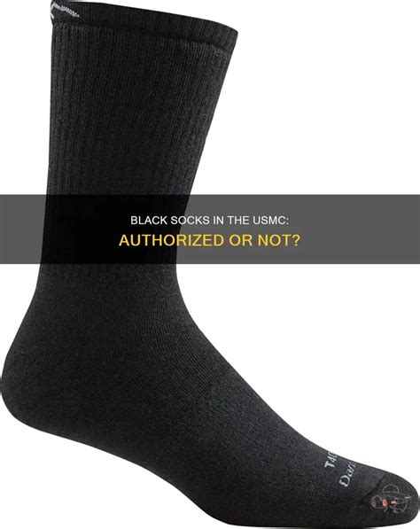 Black Socks In The Usmc Authorized Or Not Shunvogue