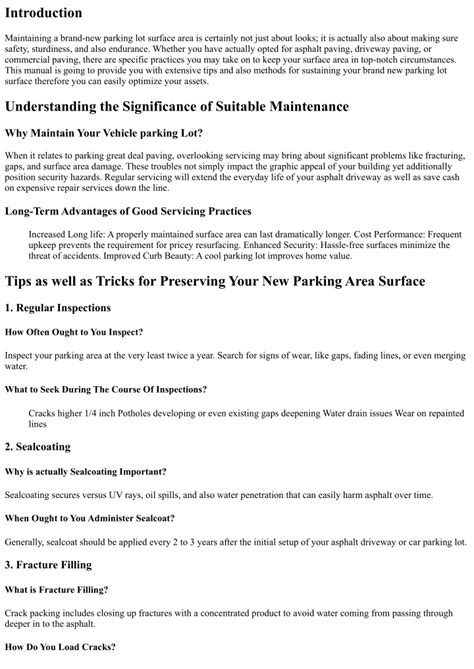 Ppt Idea For Preserving Your New Parking Area Surface Area Powerpoint Presentation Id 13891862