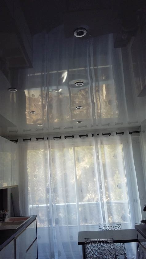 Installation De Plusieurs Plafonds Tendus En Pvc Laqué Blanc Dans Un Appartement Déco Plafond