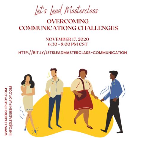 Lets Lead Masterclass Communication