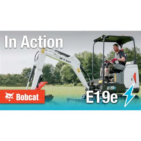 Bobcat E19e Electric Mini Excavator Bobcat Company Europe