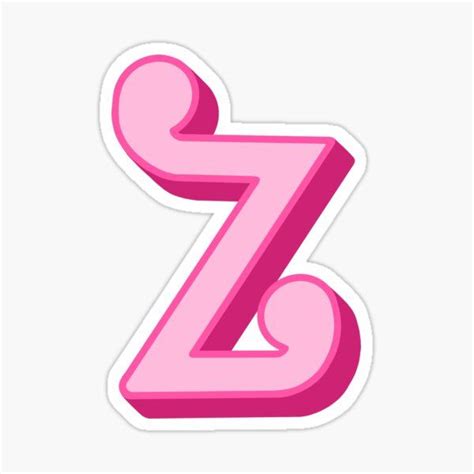Barbie Initial K Sticker For Sale By Hannah Cohen Initials Sticker