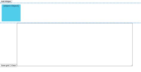If Button Tag Is Assigned To Node Content In React Html Code File For Gridstack On Website