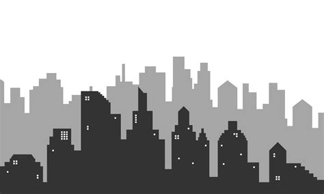 Silhouette Background With City Building Graphic By Cityvector91