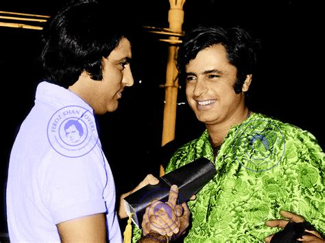 Feroz Khan Gives His Brother Sanjay Khan A T ~ Feroz Khan Fk