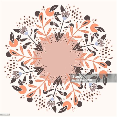 꽃 벡터 초대 카드 녹색 유칼립투스 고사리 잎 우아한 녹지 잎 허브 숲 라운드 원 원 화환 프레임 테두리 프린트 벡터 정원 식물