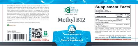 Methyl B12 Bioavailable 60 Tablets