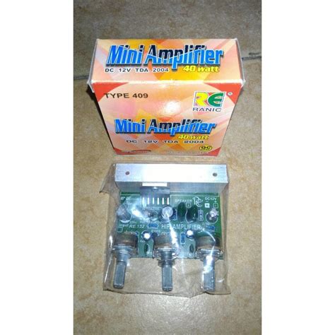 Jual Kit Mini Amply 12 Volt Tda 2004 Tone Control Shopee Indonesia