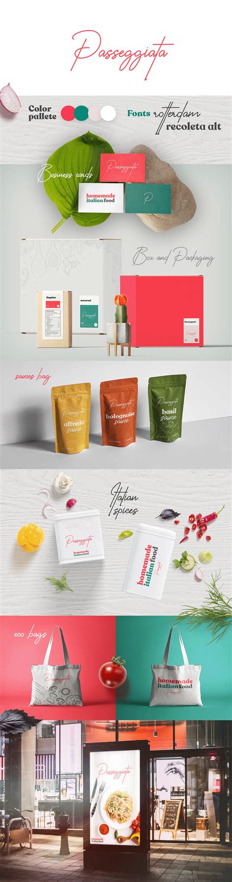 Passeggiata - Logo and Brand Identify. on Behance