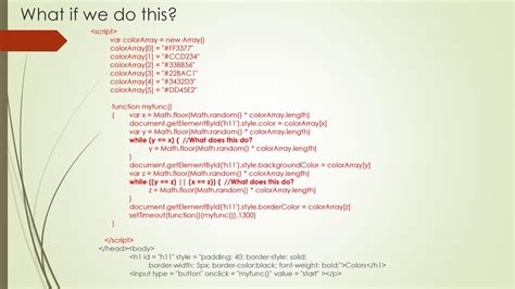 Looping Settimeout Is A Loop Ppt Download