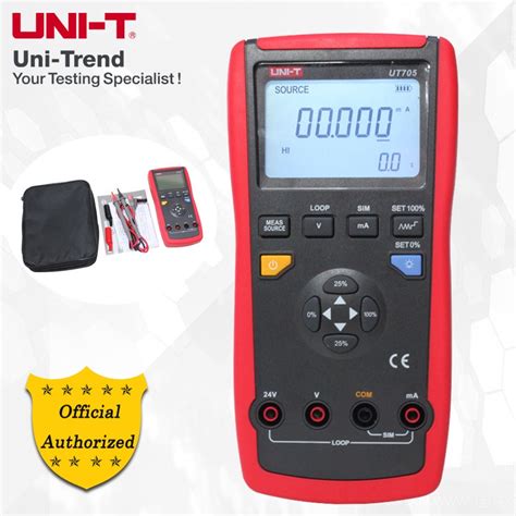 UNI T UT705 Handheld Loop Calibrator For Loop Calibration And Repair Variable Current DC Voltage