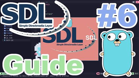 06 Player Sprite Beginners Guide To Sdl2 In Go Youtube