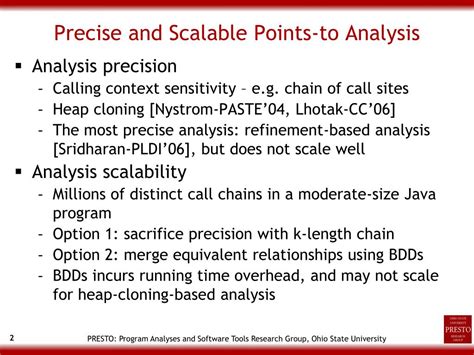 ppt merging equivalent contexts for scalable heap cloning based