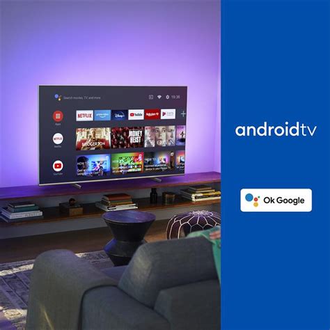 PHILIPS - Smart TV LED AMBILIGHT ANDROID 4K 43" 43PUS7956/12-Silver ...