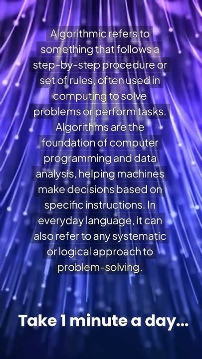 What Does ‘algorithmic Mean Decode It In 60 Seconds Youtube