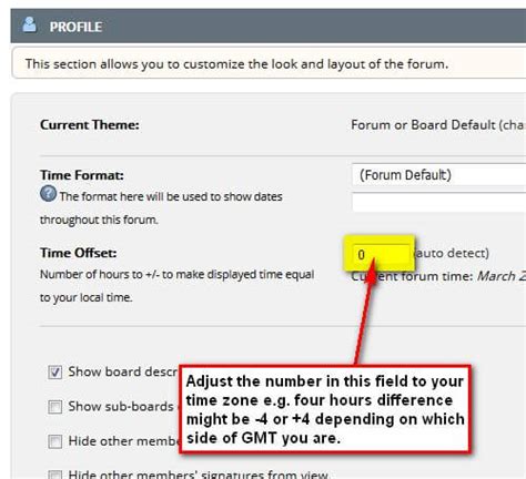 How To Adjust The Forum Time To Match Your Time Zone