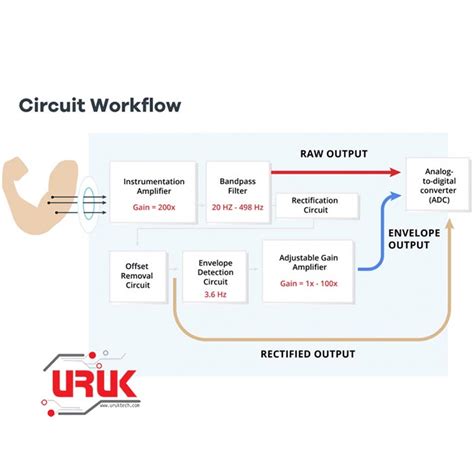 MyoWare Muscle Sensor Module EMG UrukTech