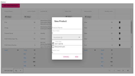 grid editing sample add new product styling · issue 1365 · igniteui