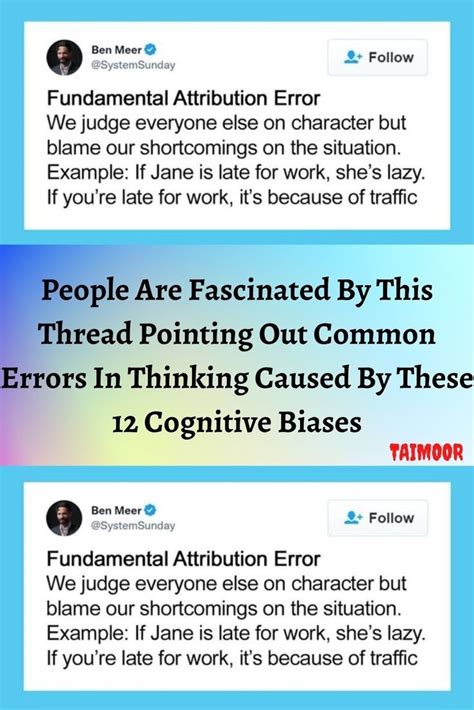 People Are Fascinated By This Thread Pointing Out Common Errors In Thinking Caused By These 12