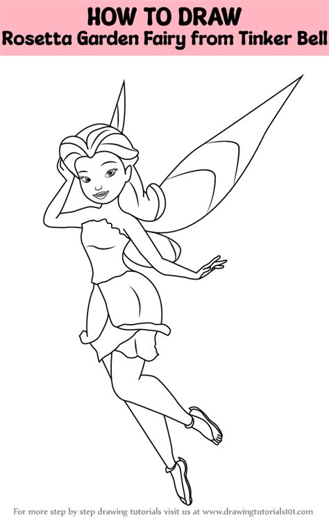 Easy Sketches Of Tinkerbell Tinker Bell Illustration Draw Drawing