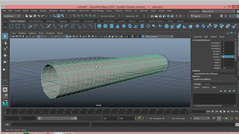 How To Create A Tube In Maya For Beginner Tutorial YouTube