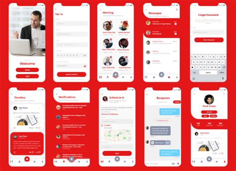 design modern mobile app ui prototype and wireframe by sohailahmad715 fiverr