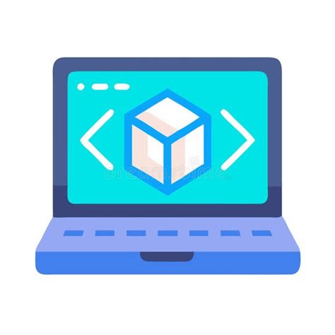 Coding Laptop Icon Set Software Development Programming Debugging