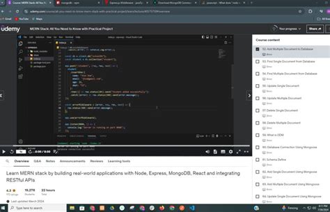 Learned Mern Stack On Udemy Abdul Jabbar Posted On The Topic Linkedin