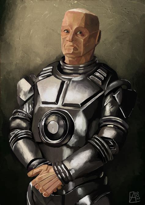 My Kryten Portrait 🎨🖌 R Reddwarf