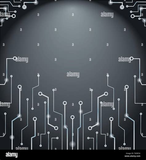 Abstract Technology Lines Art Background And Space Stock Photo Alamy