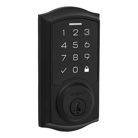 Weiser Smartcode Contemporary Satin Chrome Keyless Entry Door Lock Deadbolt The Home Depot Canada