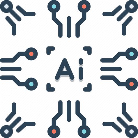 Artificial Intelligence Cyber Security Data Protection Secure Data Encryption Digital Icon